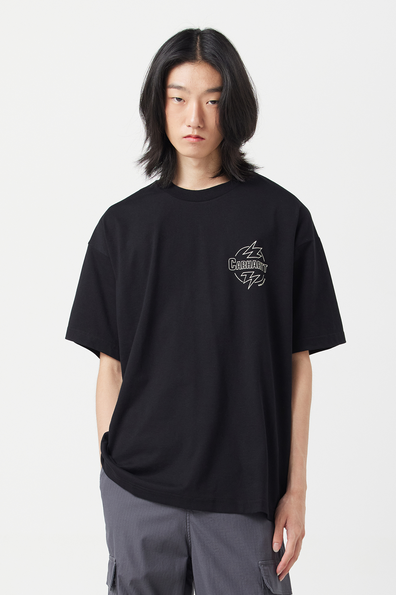 CARHARTT WIP-S/S ABLAZE T-SHIRT 88000 | 웍스아웃