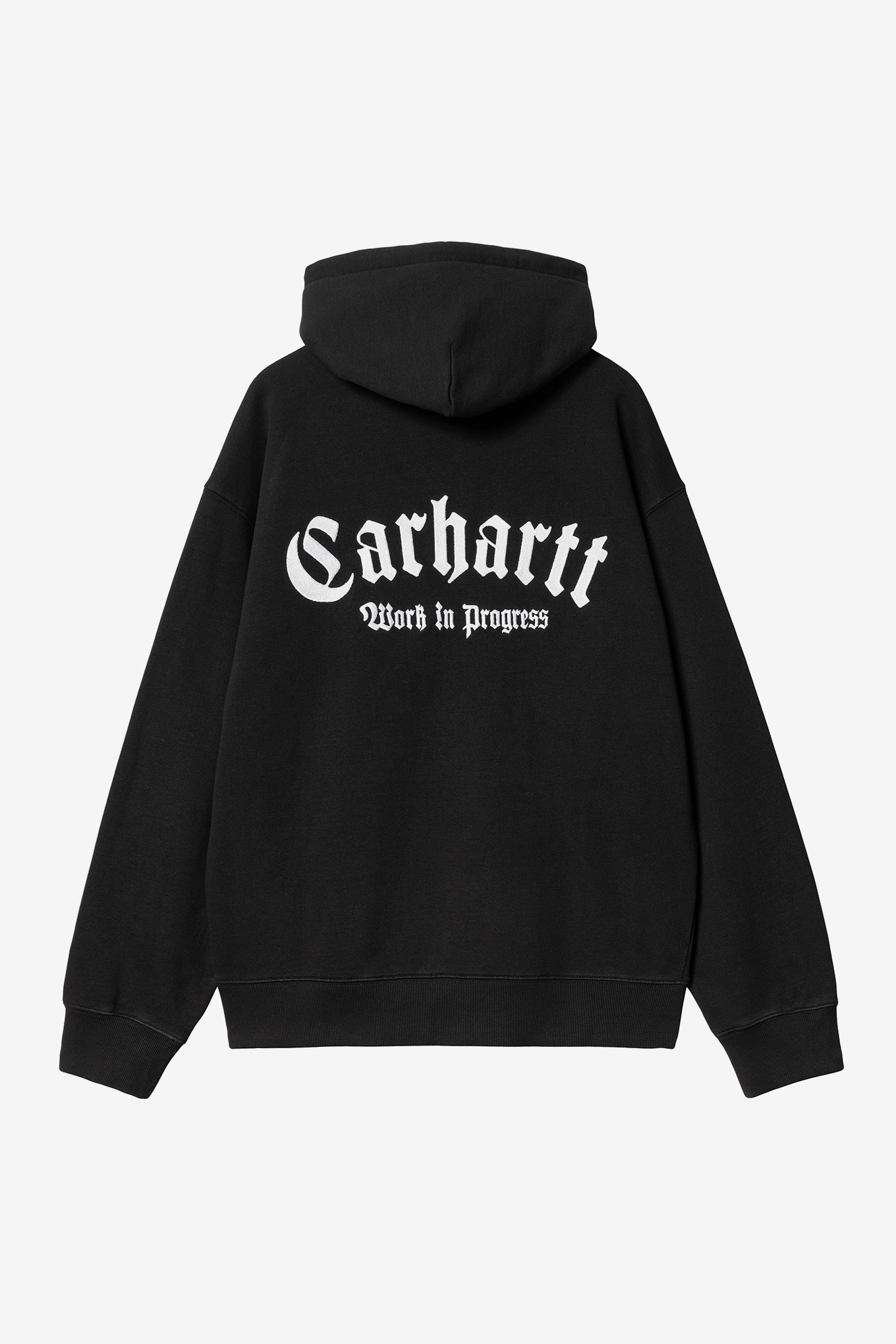 CARHARTT WIP-HOODED ONYX SCRIPT SWEATSHIRT 245000 | 웍스아웃
