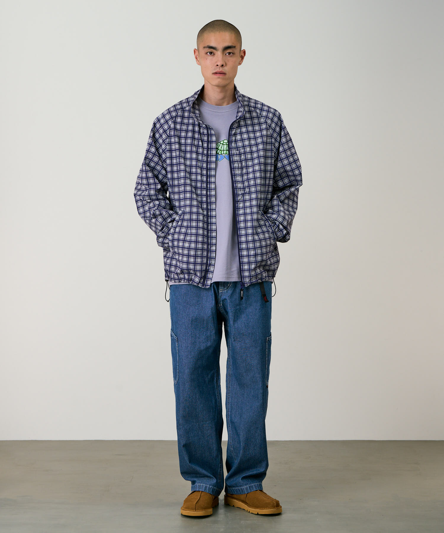 CHECKERED SHELL JACKET-GRAMICCI-226000 | 웍스아웃