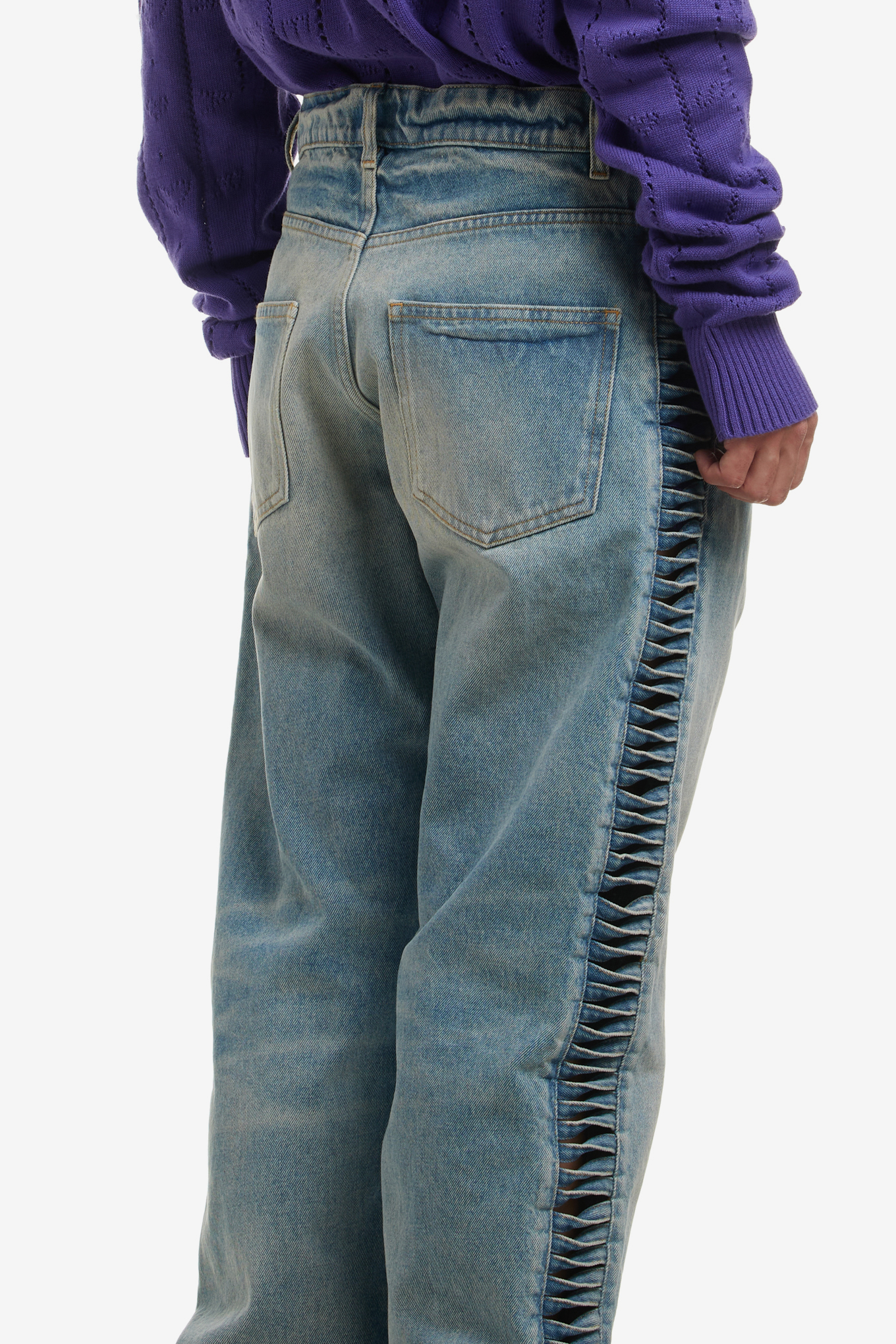 MARTINE ROSE-TWIST LOOP JEAN 420000 | 웍스아웃