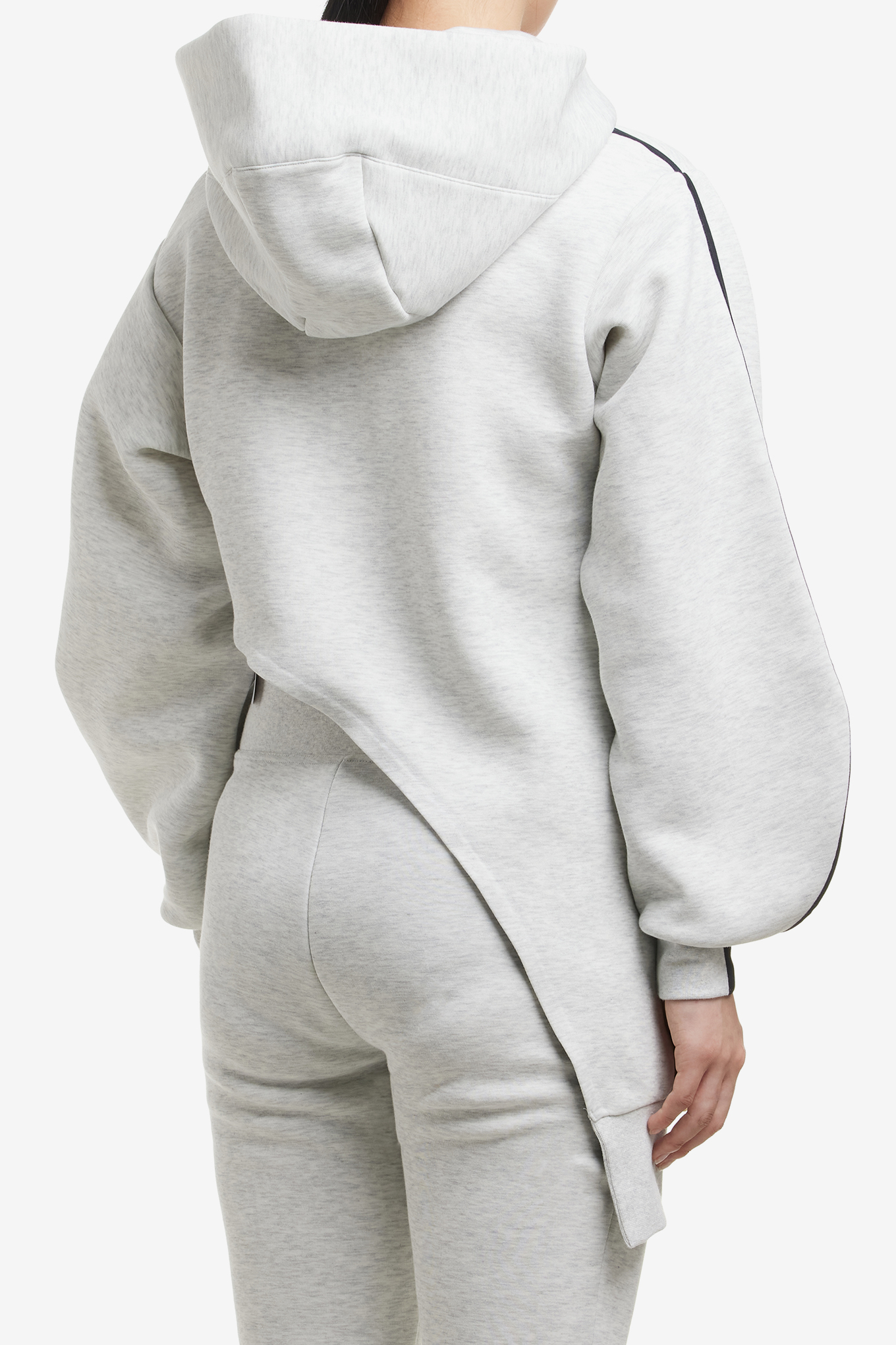 W TECH FLEECE OVERSIZED ASYMMETRICAL HOODIE-NIKE-59600 | 웍스아웃