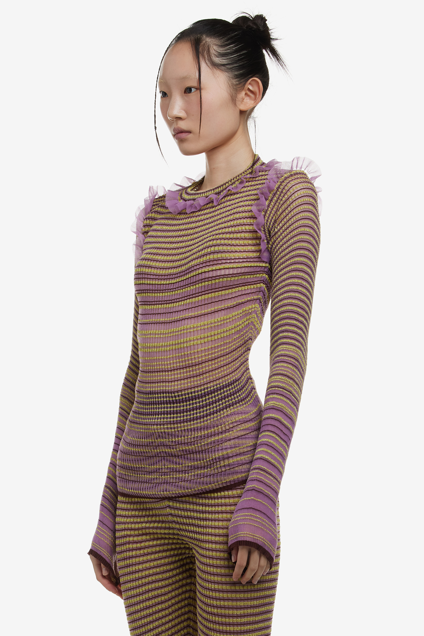 NADIA WIRE-SECRET STRIPES JUMPER 185000 | 웍스아웃