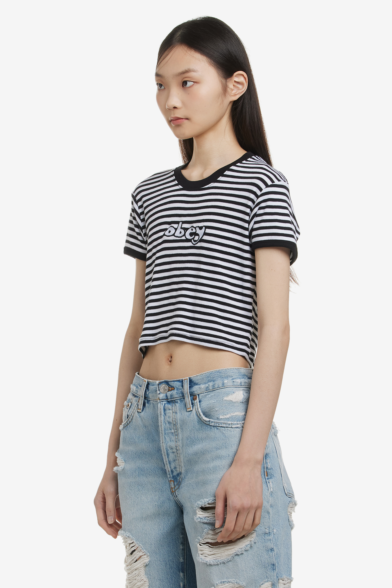 OBEY-ZOE BABY RINGER TEE 45000 | 웍스아웃