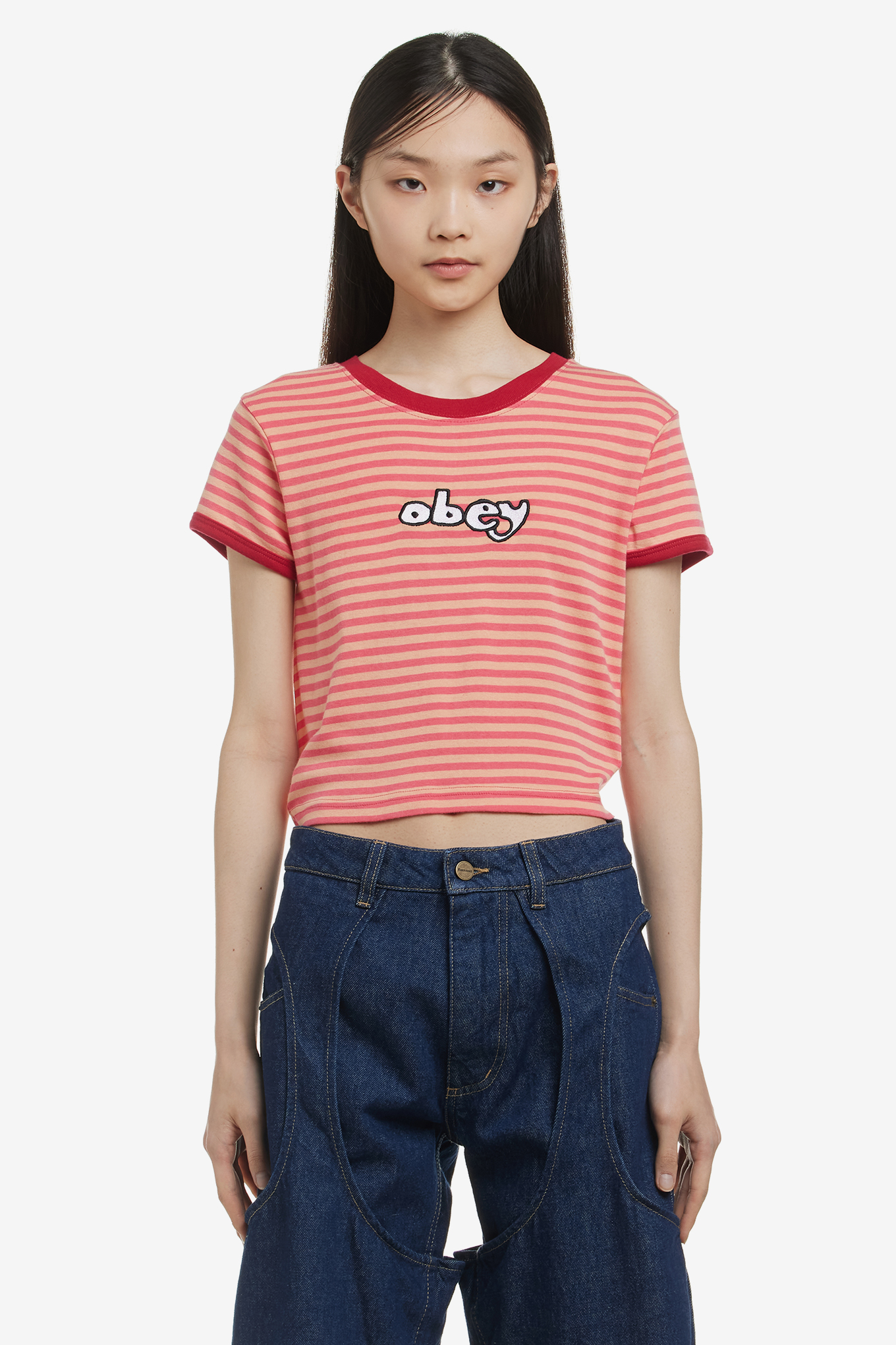 OBEY-ZOE BABY RINGER TEE 45000 | 웍스아웃