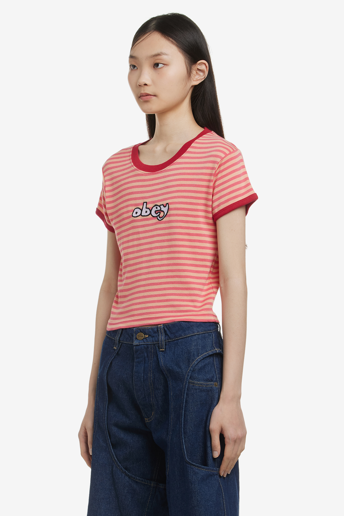 OBEY-ZOE BABY RINGER TEE 45000 | 웍스아웃
