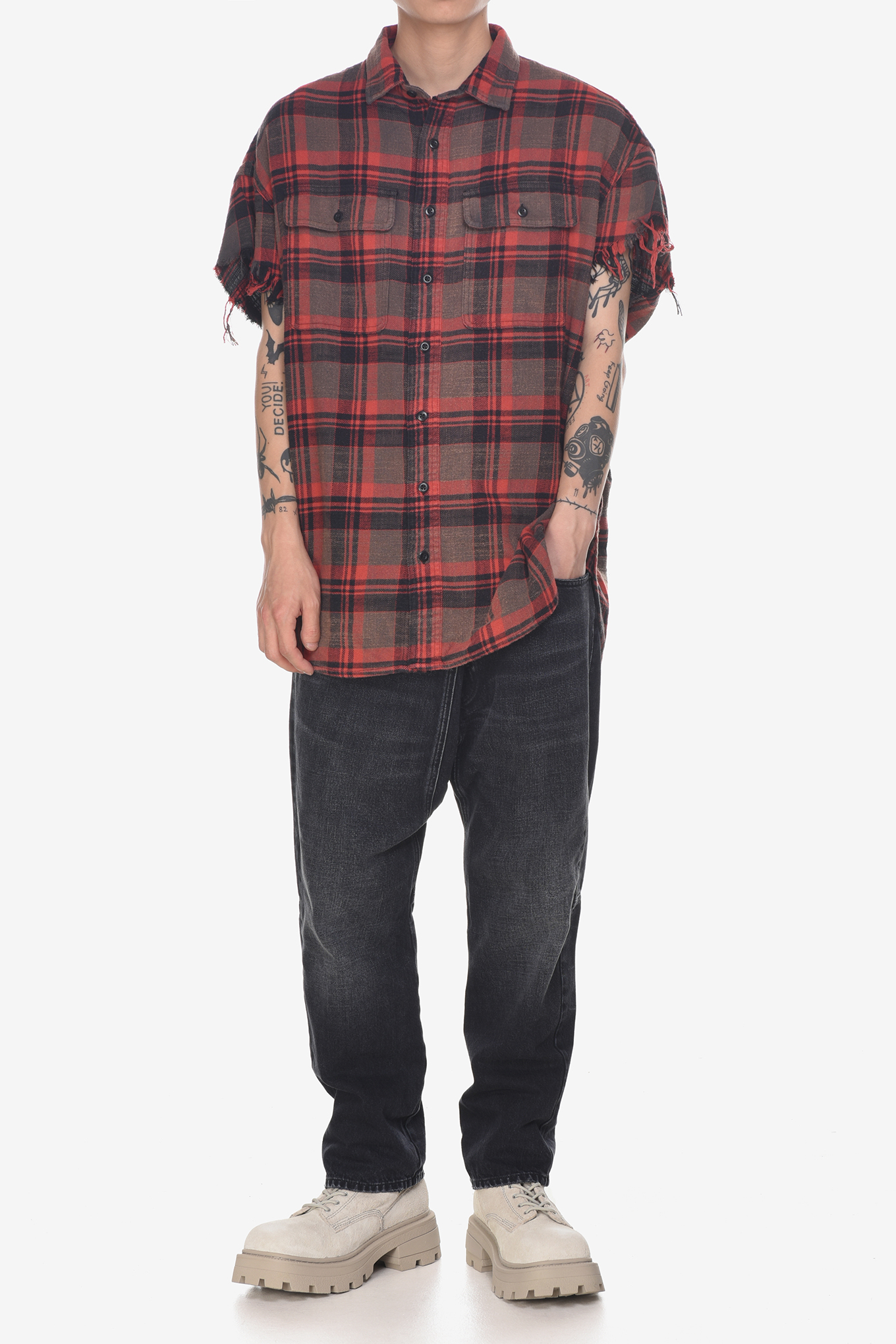 STALEY CROSS OVER PANTS-R13-252000 | 웍스아웃